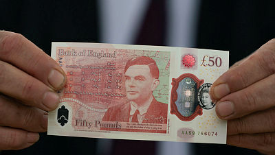 בריטניה: נכנס למחזור שטר ה-50 פאונד החדש עם דיוקנו של אלן טיורינג | כלכליסט